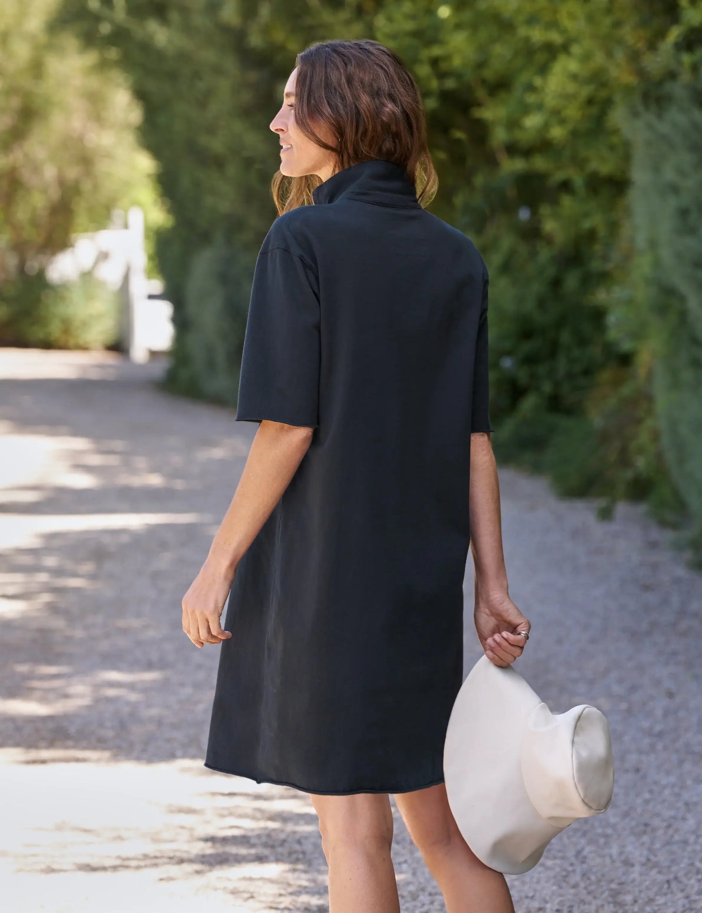 MINI EMMA HENLEY DRESS IN BRITISH ROYAL NAVY | Embellish