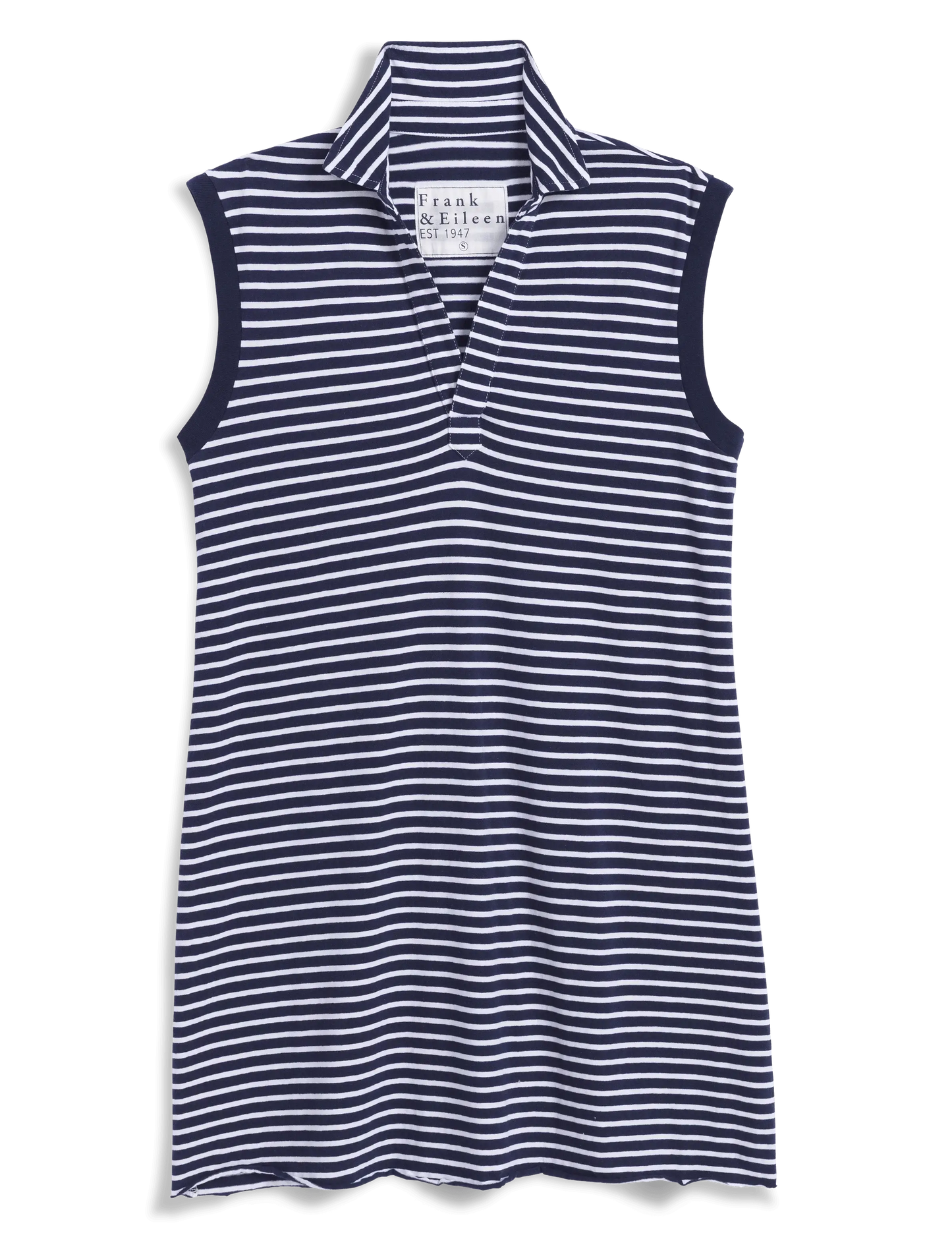 MINI LILY POLO DRESS IN YACHT STRIPE | Embellish